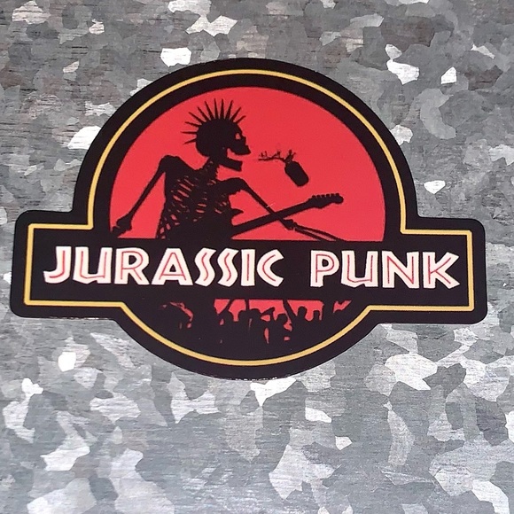 Accessories | Jurassic Punk Sticker | Poshmark